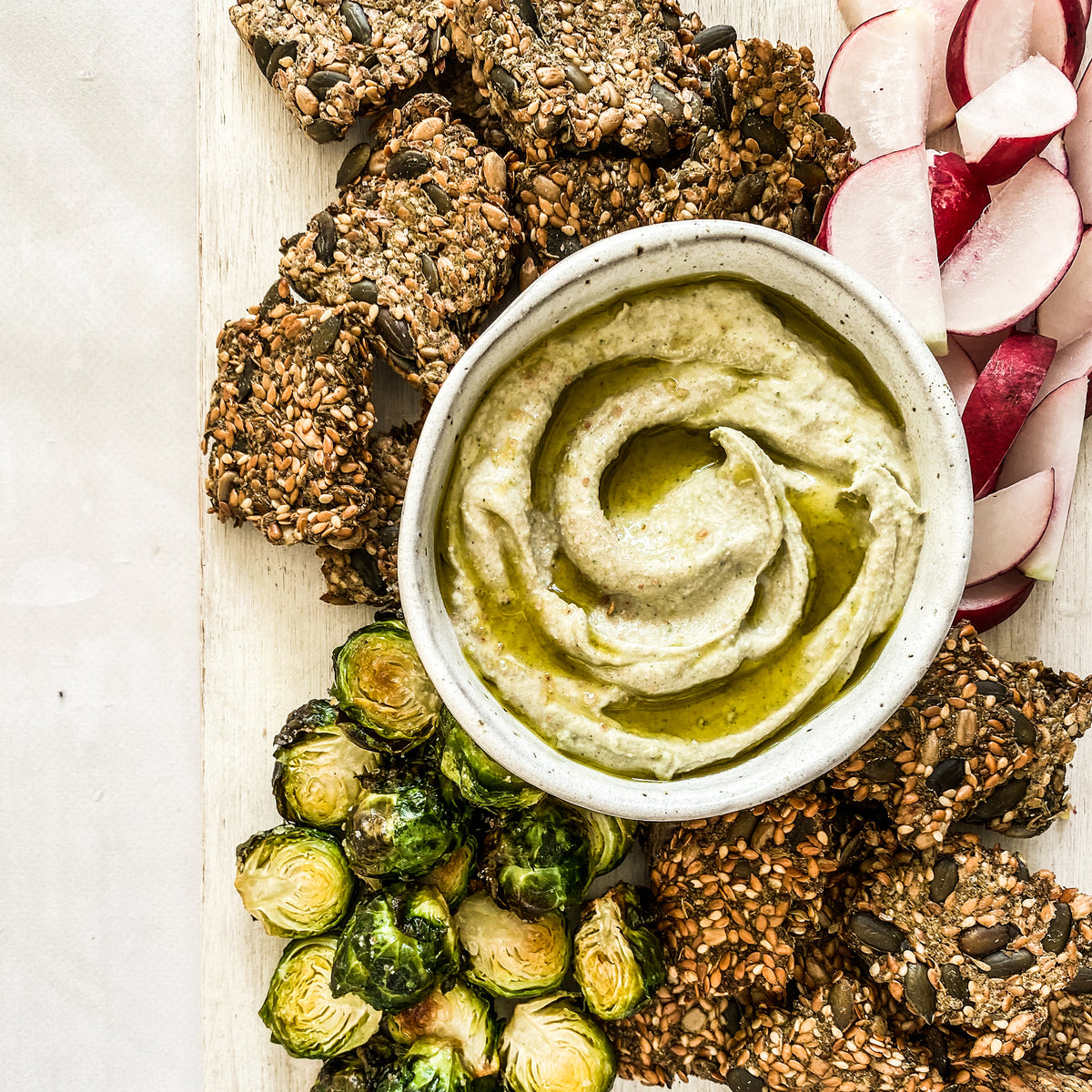 Seedy Brussels Sprouts Crackers – Sunny Corner Goodness Growers