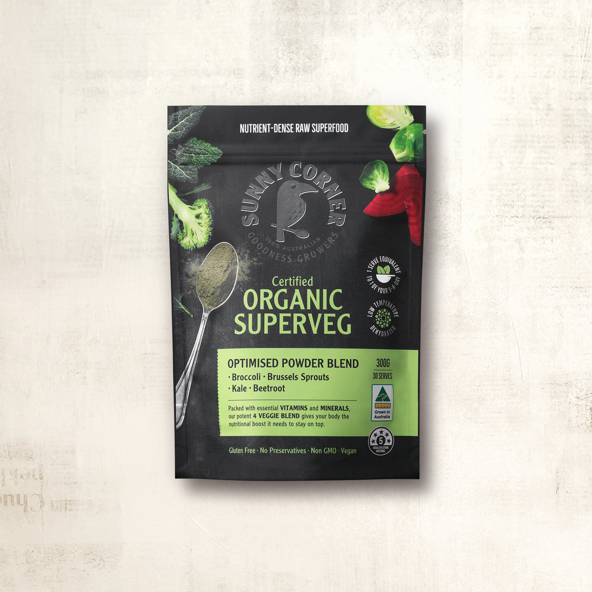 Organic SuperVeg Pure Powder – Sunny Corner Goodness Growers